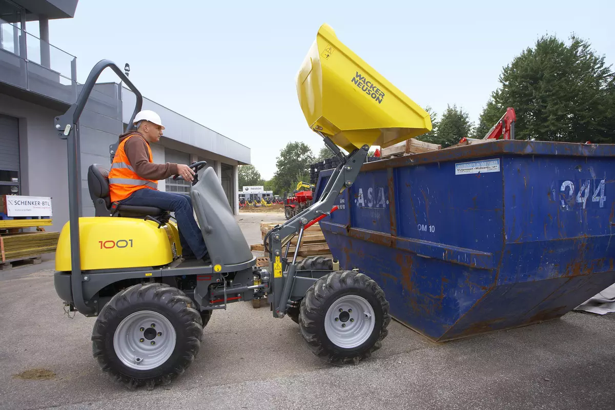 Dumper sur pneus 1001 | Wacker Neuson