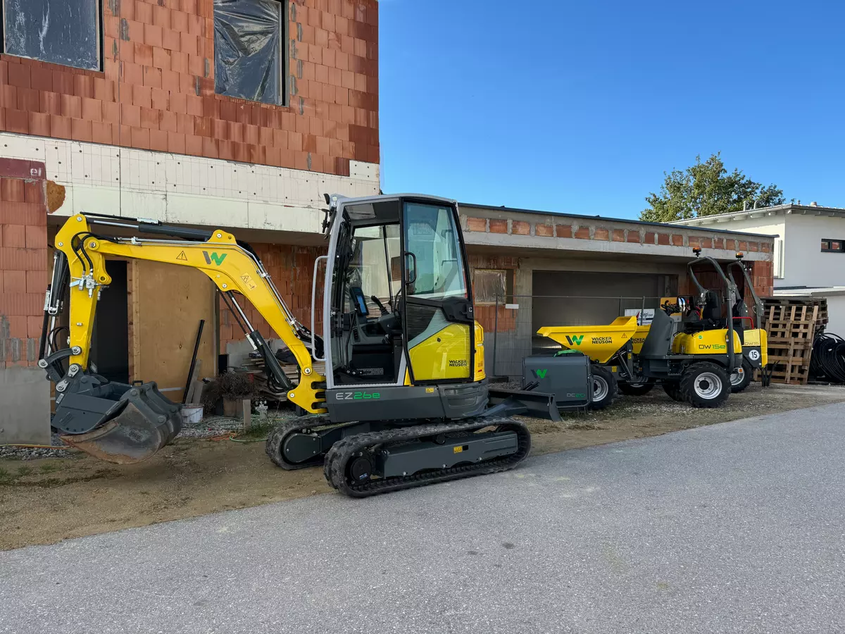 Pelle sur chenilles électrique Zero Tail EZ26e | Wacker Neuson