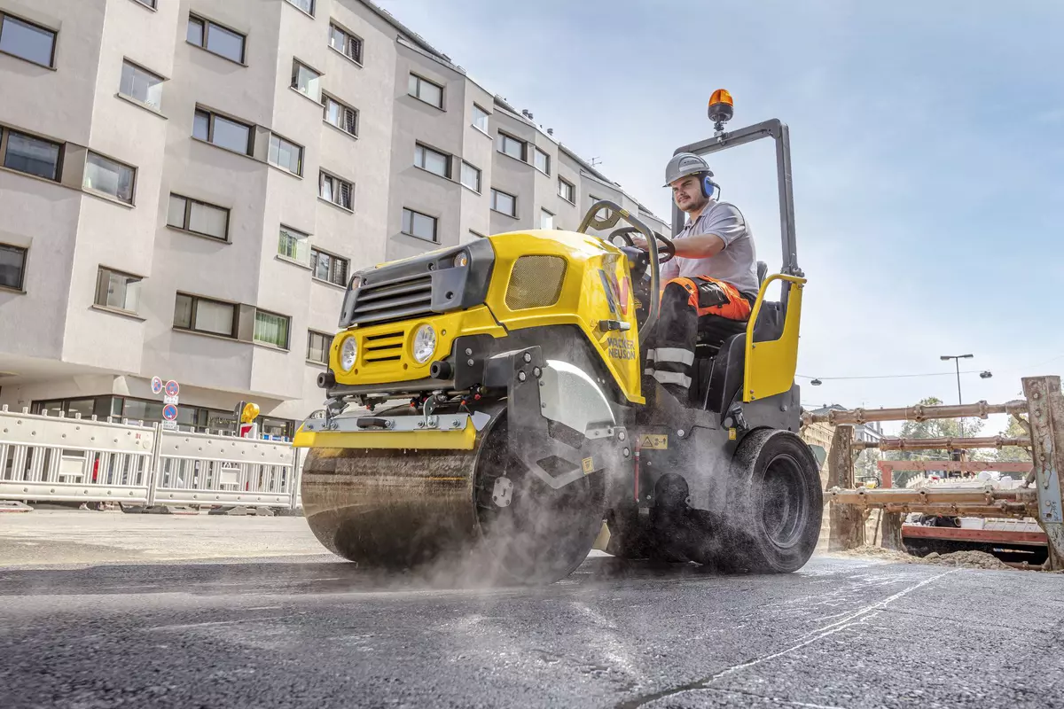 Rodillo tándem articulado RD18 | Wacker Neuson